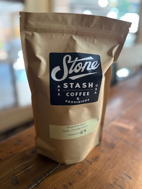 Stone Stash Decaf Dark Roast Coffee 16oz – Stone Stash Coffee